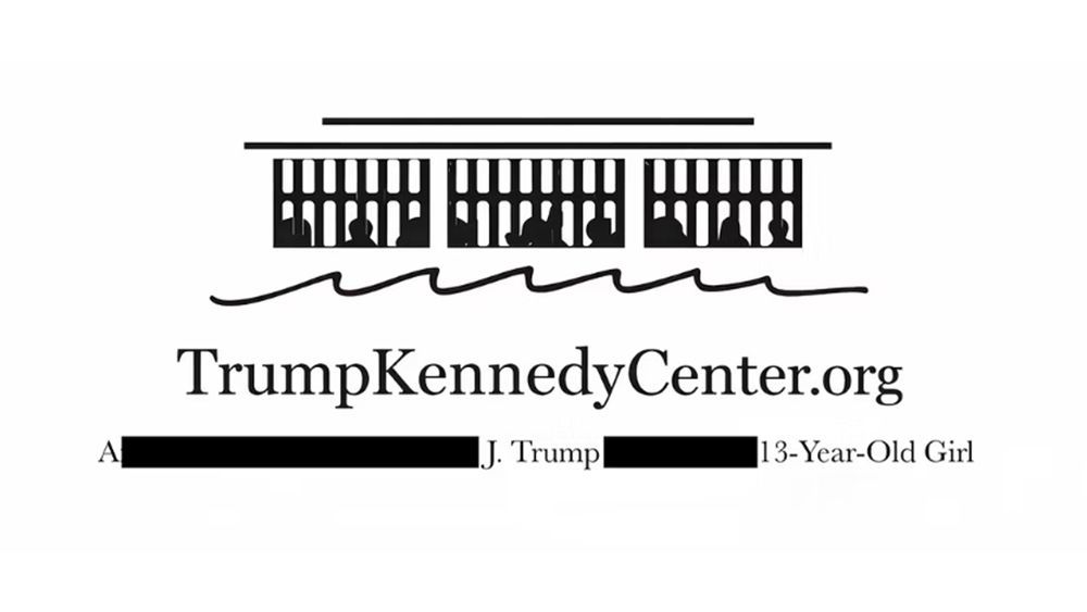 Unofficial Trump Kennedy Center logo is the sharpest…