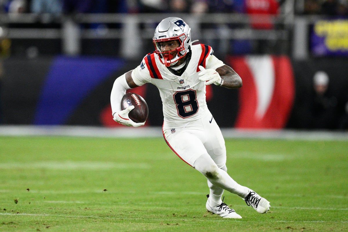 Patriots star receiver Stefon Diggs faces…