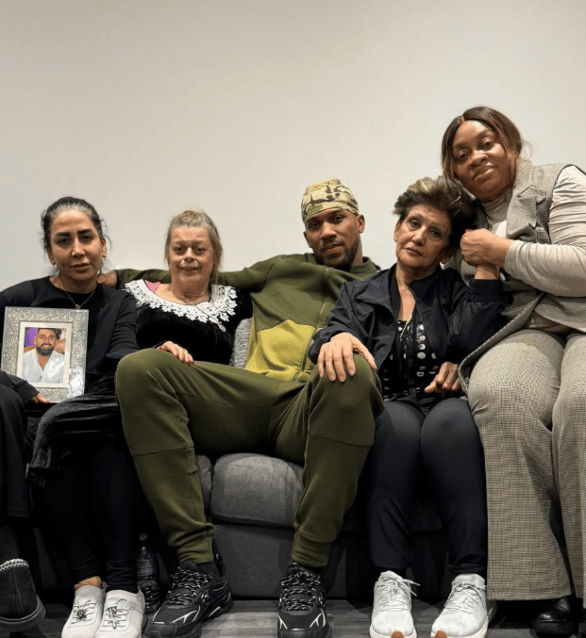 Anthony Joshua pictured for first time in UK after…