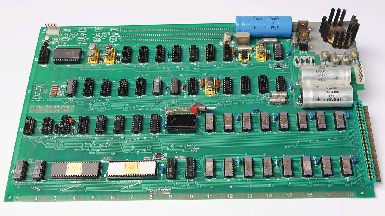 Apple-1 ‘Prototype Board #0’ system is expected to…