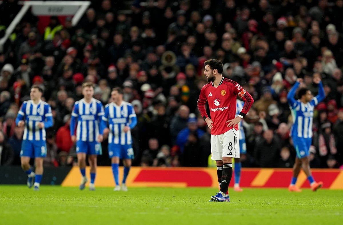 Manchester United 1-2 Brighton: Darren Fletcher's side…