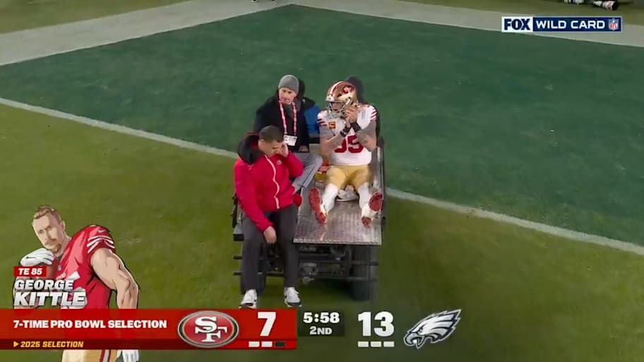 Sports Illustrated - George Kittle Carted Off Field…