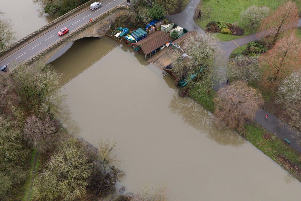 Ice warning after heavy rain and melting snow causes…