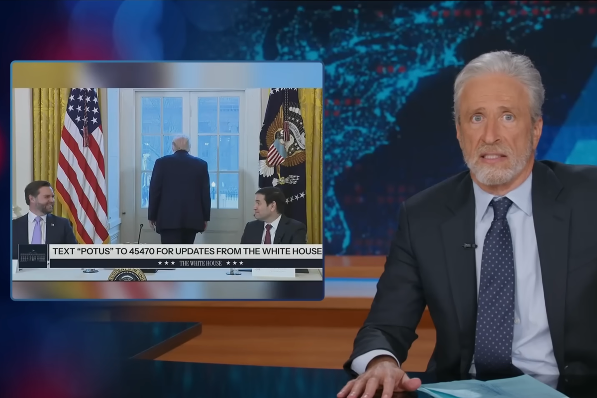 Jon Stewart ruthlessly mocks Trump over ‘old man move’…