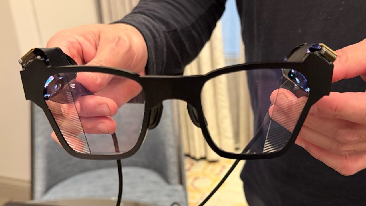 I just tried the future of smart glasses — and they…