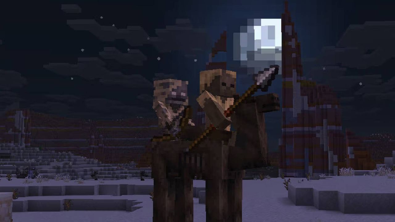 Minecraft's Mounts of Mayhem update has launched a DLC…