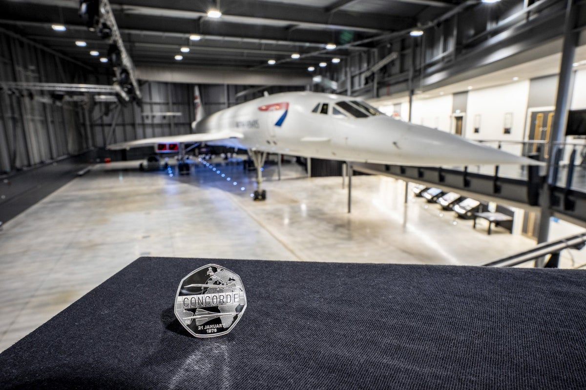 First look at Concorde commemorative 50p coin unveiled…