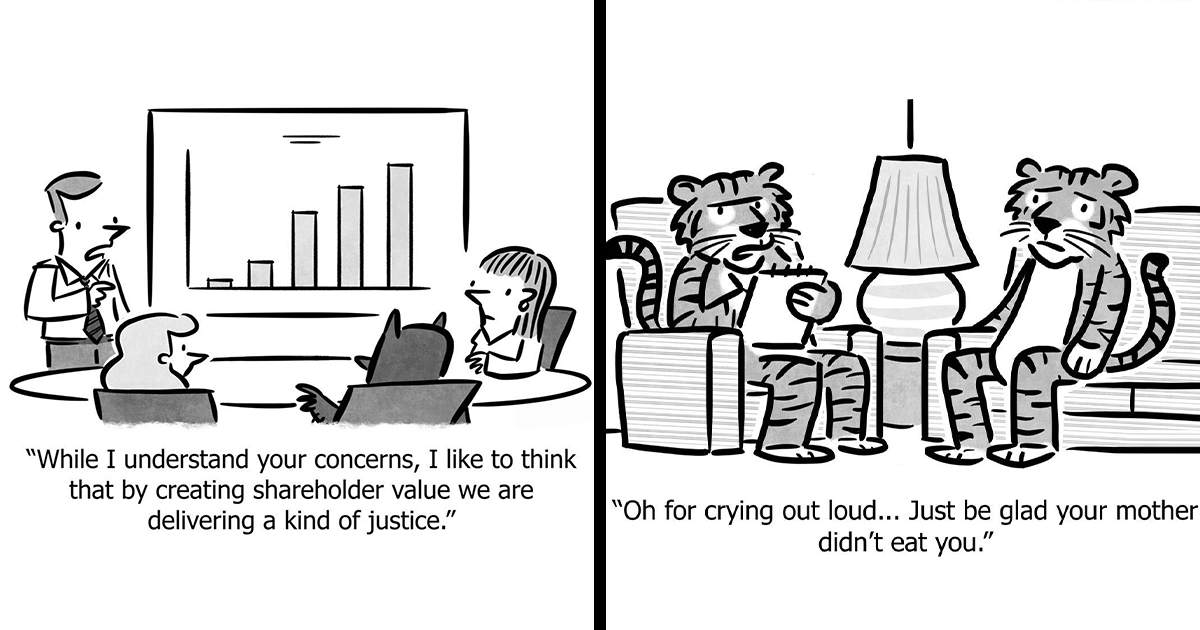 This Cartoonist’s One-Panel Comics Perfectly Capture…