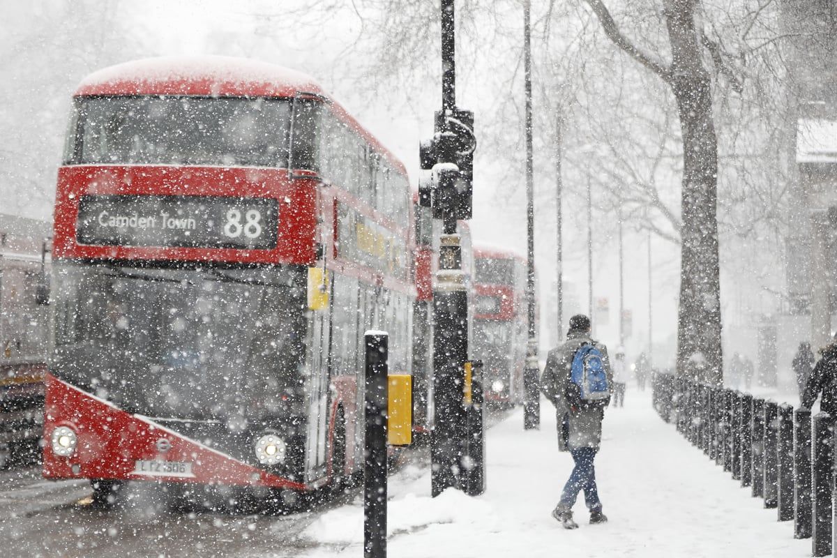 Snow could hit London as weather maps show arctic…