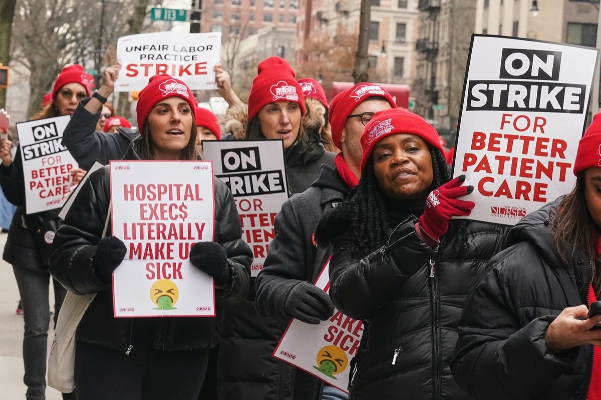 NYC nurses on strike set to resume negotiations with…