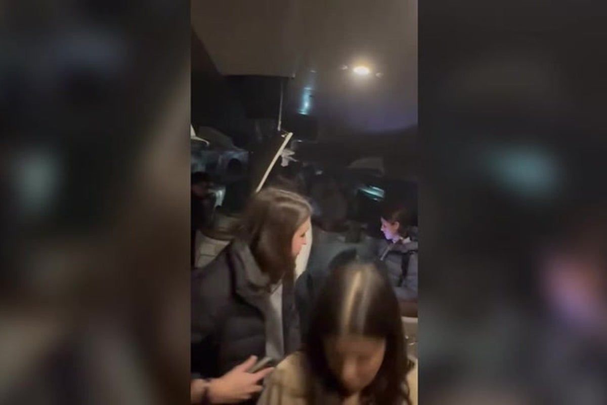 Footage from inside Spain’s high-speed train crash…