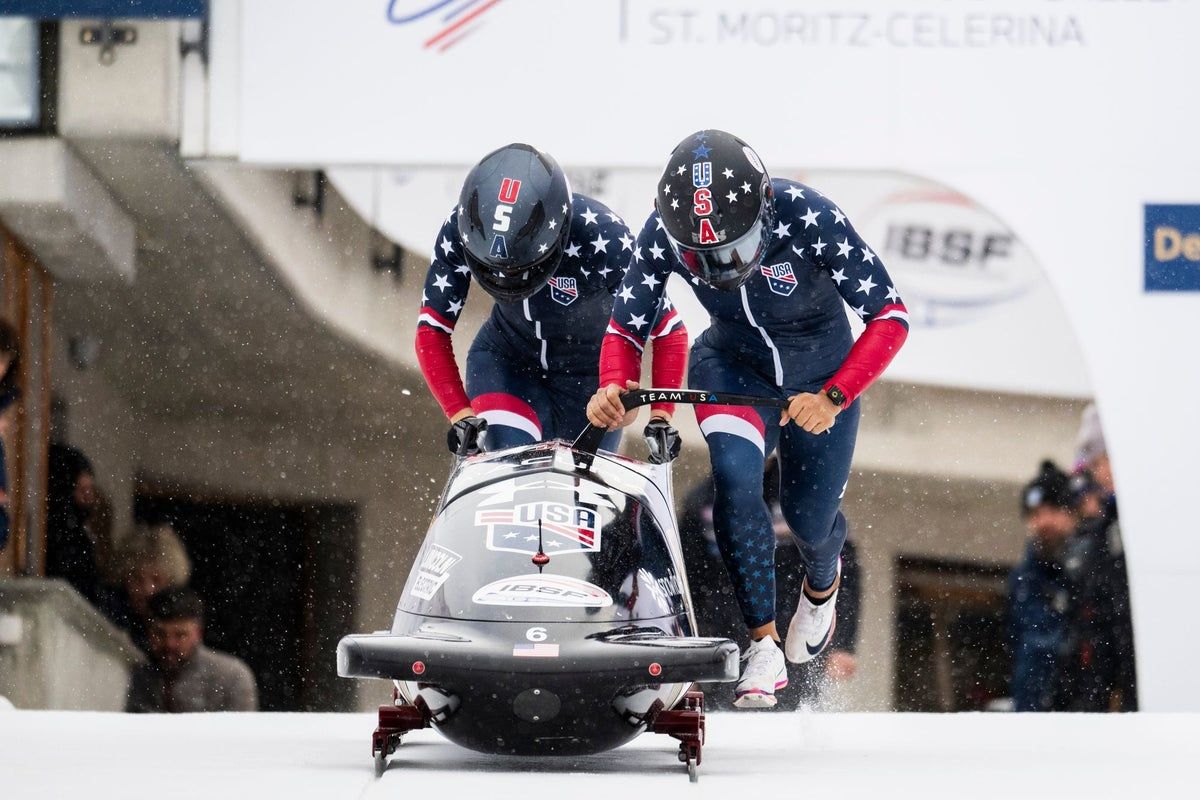 College track star lands spot on Olympic bobsled team…