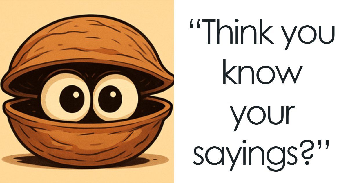 Match These Illustrations Of 35 Common Sayings To…