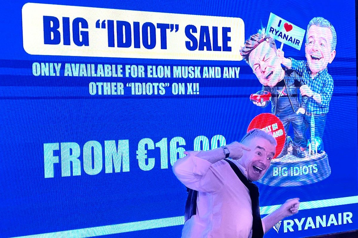 Michael O’Leary challenges Elon Musk to arm wrestle to…