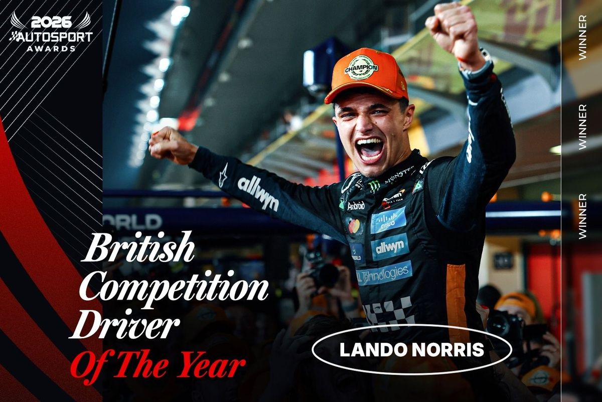 Norris named Autosport British Competition Driver of…