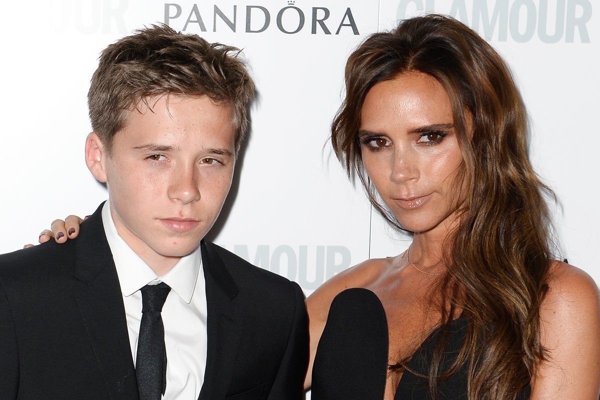 Victoria Beckham’s trademark of Brooklyn’s birth name…