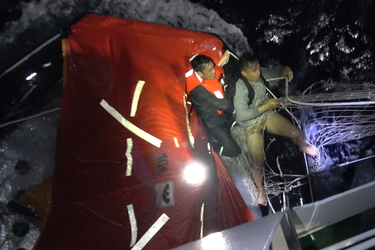 At least two dead after cargo ship capsizes near…