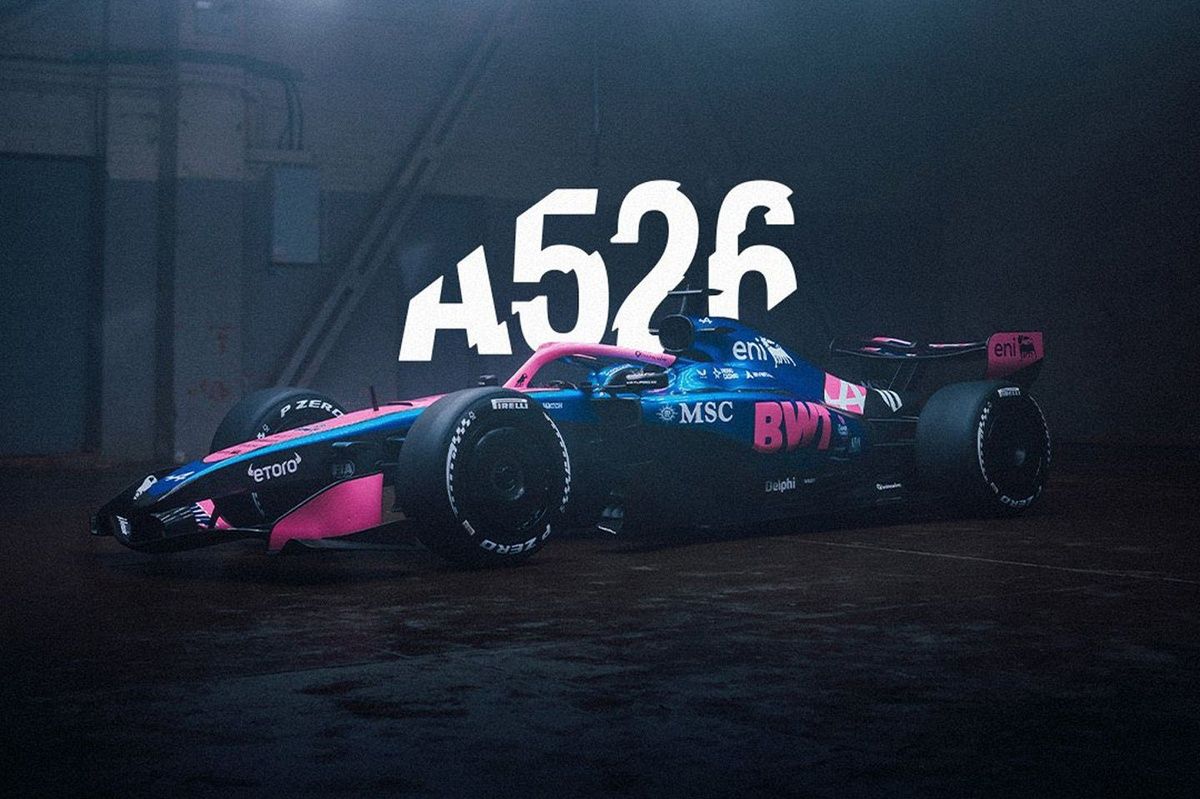 Alpine launches livery for 2026 F1 season on a cruise…