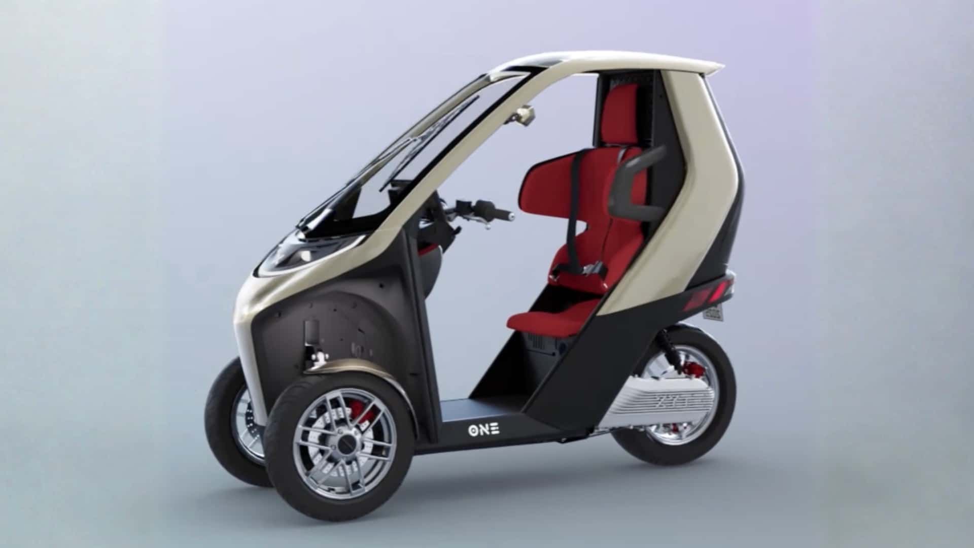 This Electric Oddball Three-Wheeled "Scooter" Wants To…