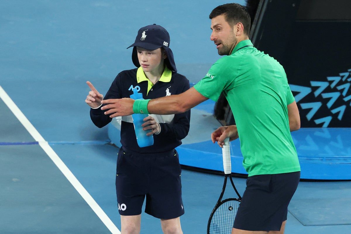 Novak Djokovic sorry for almost hitting ball girl at…