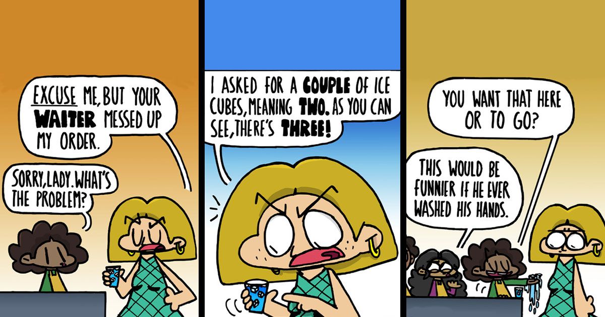 This Comic Series Makes Ordinary Restaurant Moments…