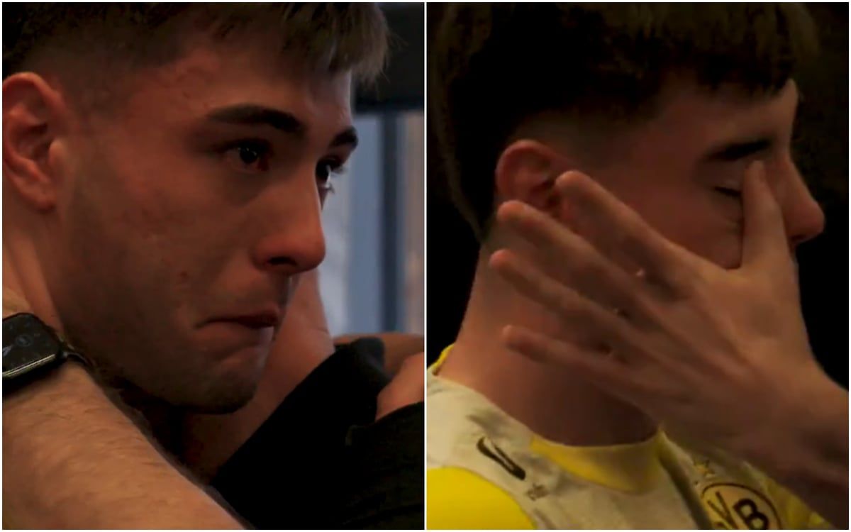 Aaron Anselmino in tears after Chelsea cut short…
