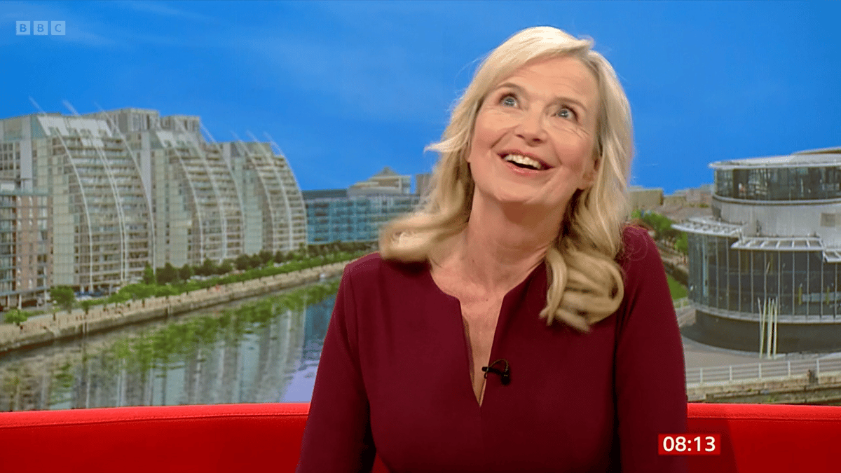 Carol Kirkwood fights back tears on BBC Breakfast as…