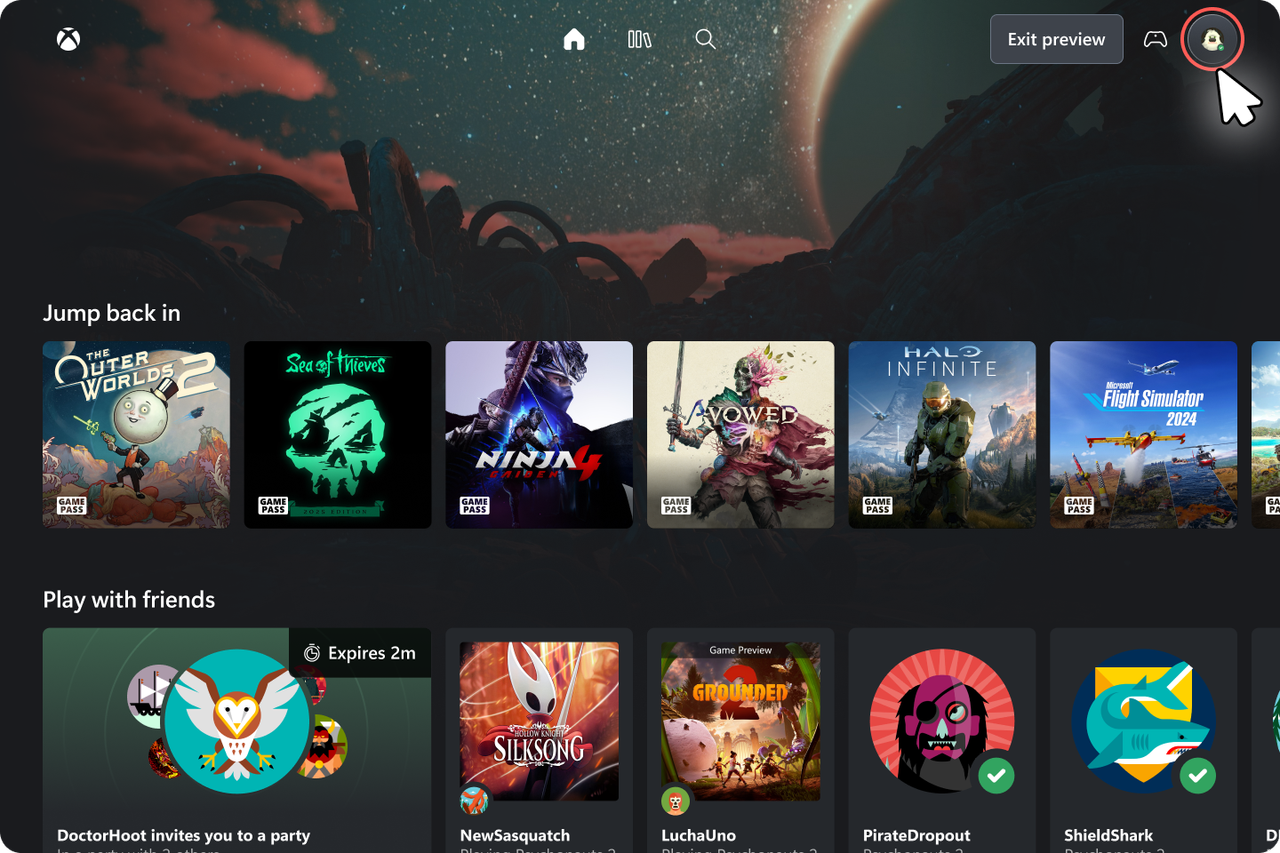 Xbox’s redesigned cloud gaming web experience enters…