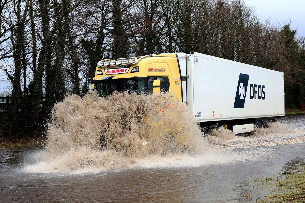 Travel disruption across UK as Storm Chandra batters…