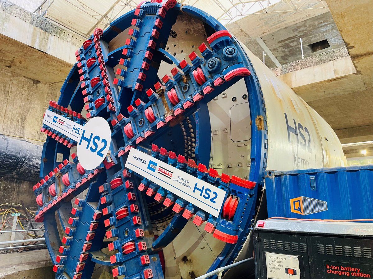 Euston, here we come! HS2 starts digging tunnels to…