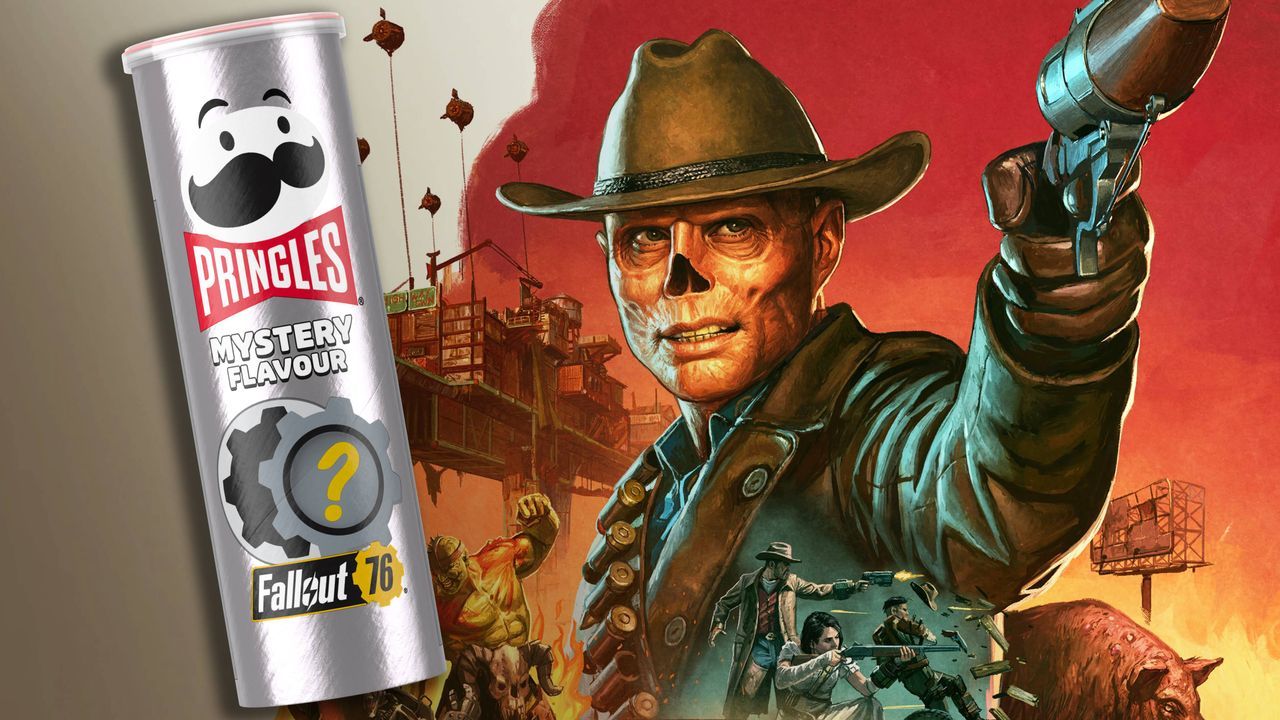For some reason, Bethesda has teamed up with Pringles…