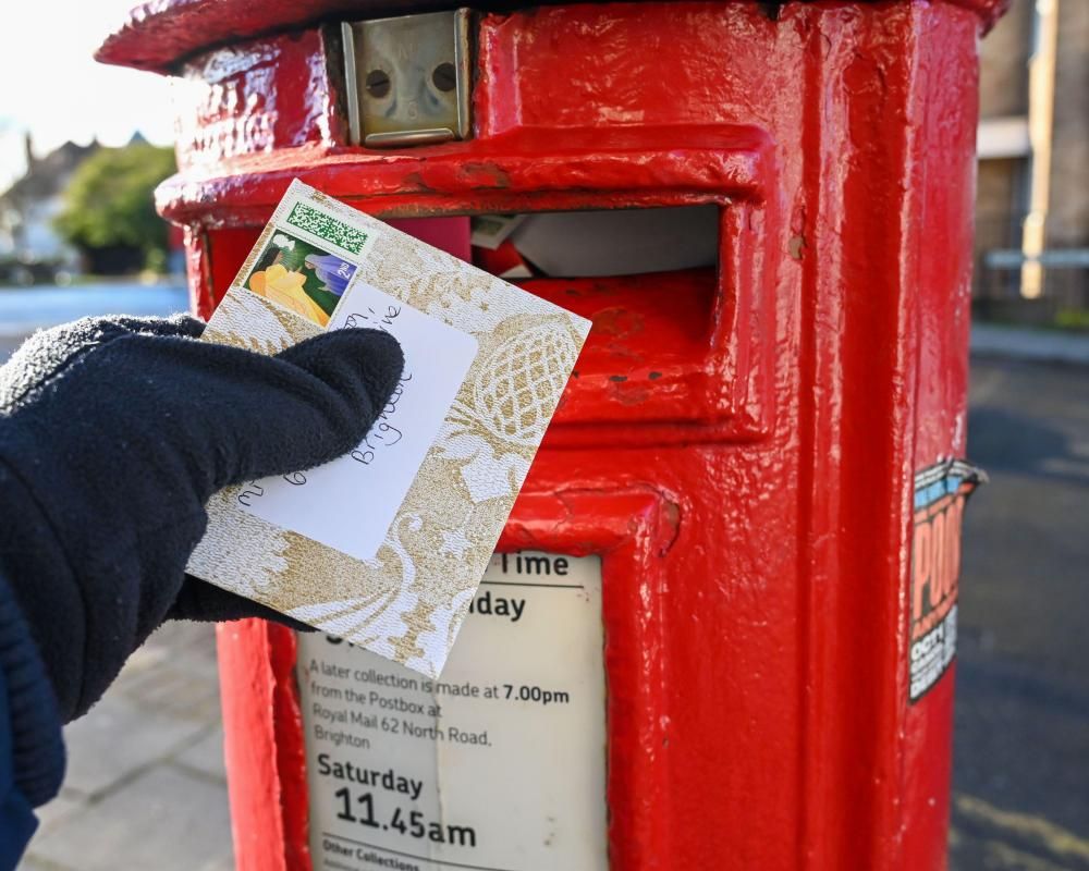 Royal Mail delivered Christmas letters and parcels…
