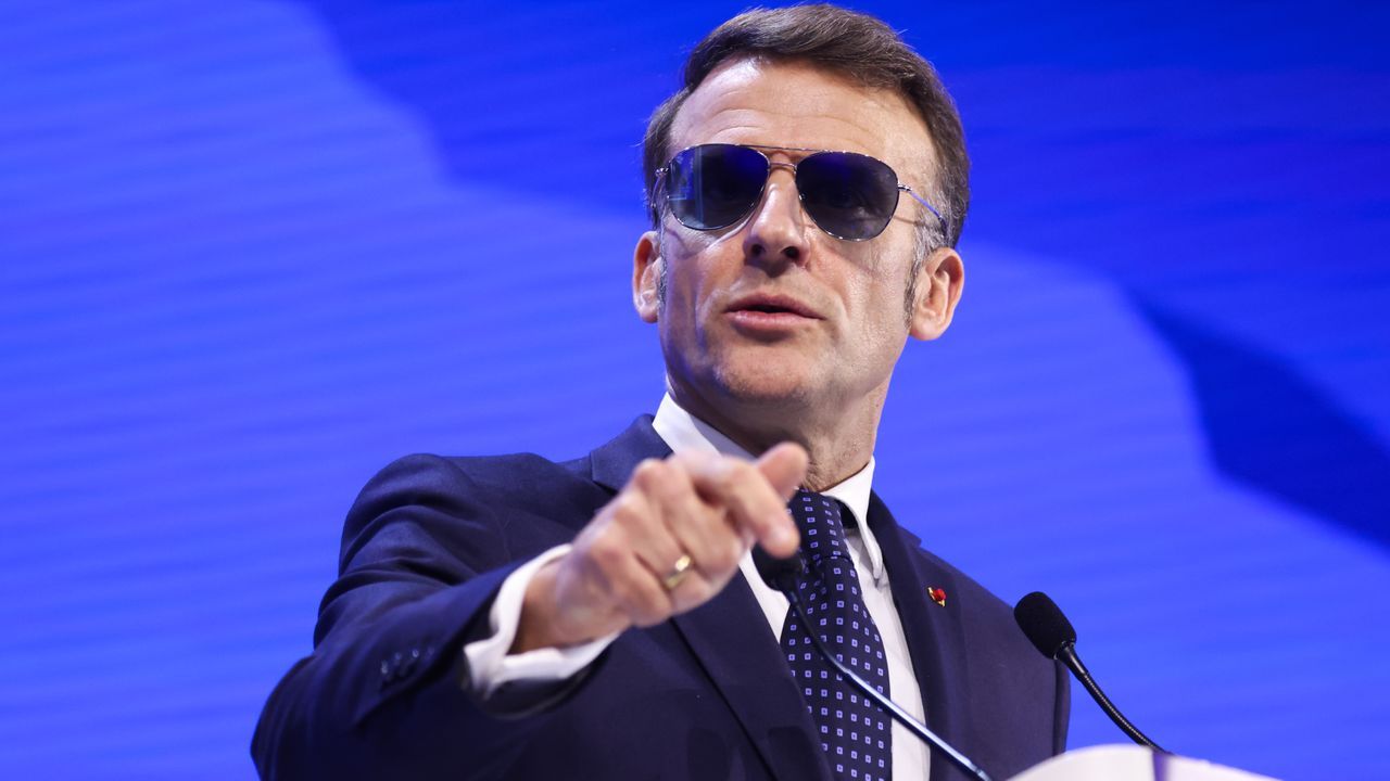 French President takes aim at ‘American platforms’ and…