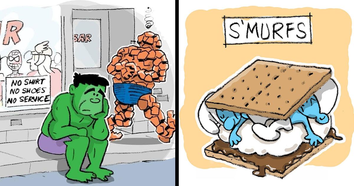 Artist Joe Lennon Turns Famous Pop Culture Characters…