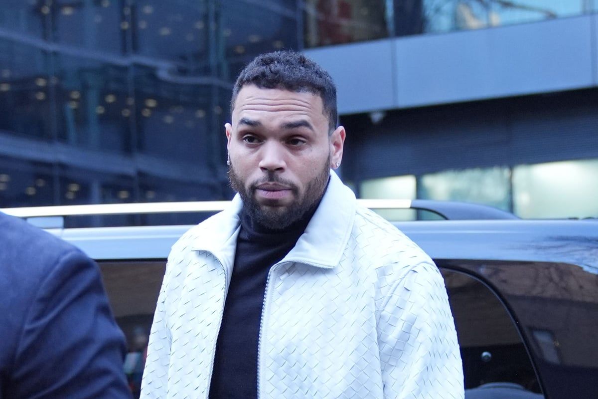 Chris Brown appears at London court in ‘bottle attack’…