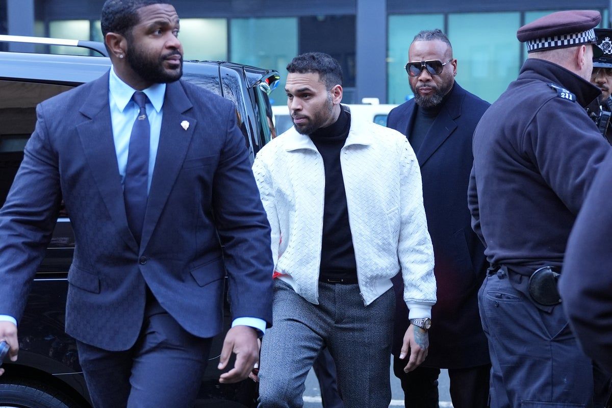 Singer Chris Brown appears in London court for ‘bottle…