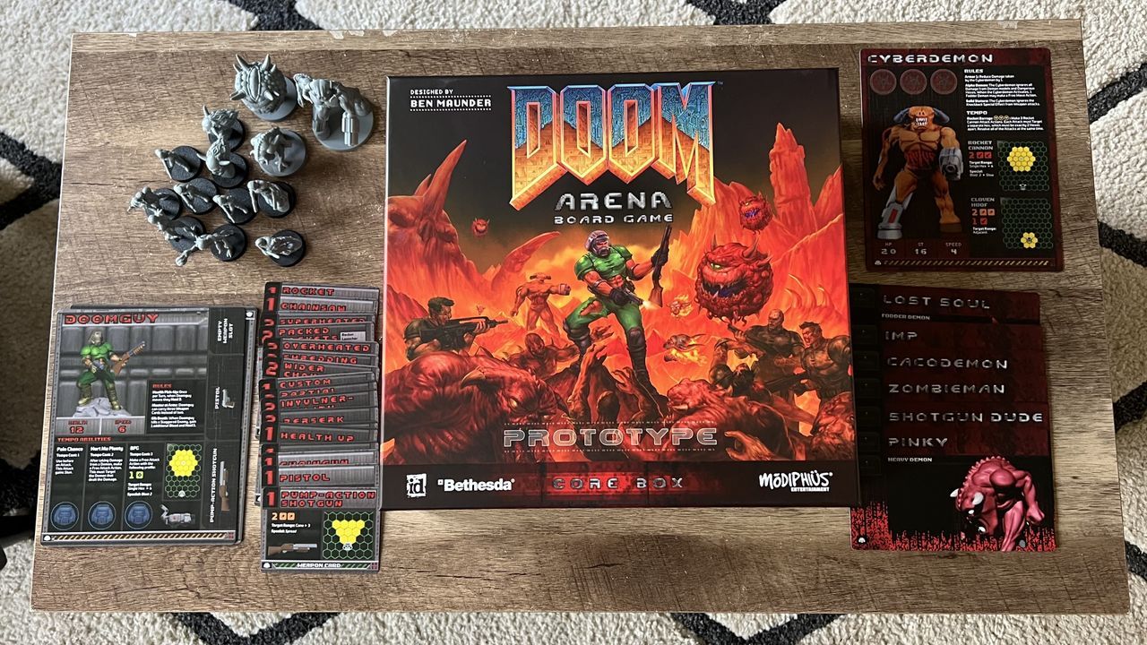 The Doom Arena Board Game is hell on Earth (in the…