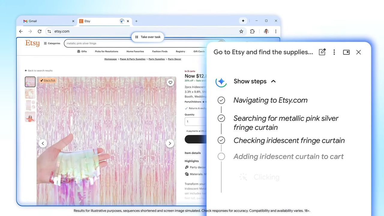 Google says Chrome's new 'auto browse' feature is 'a…