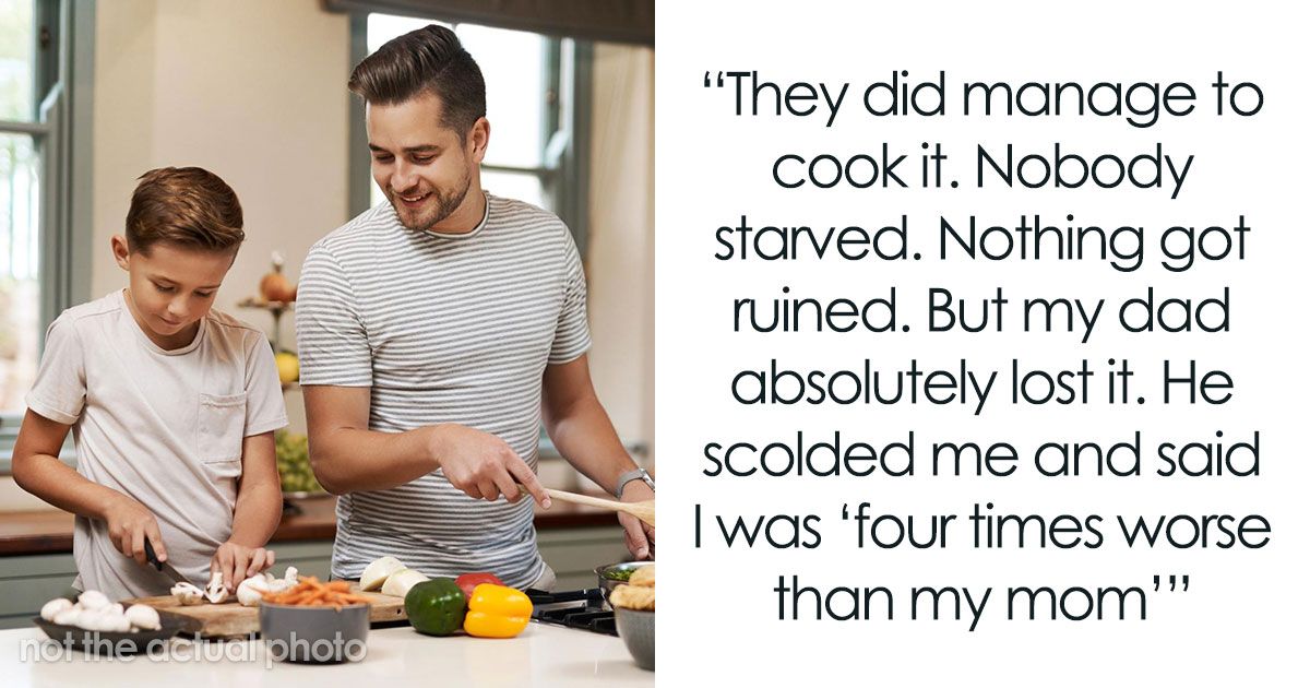 Entitled Dad And Son Expect Daughter To Cook For Them,…