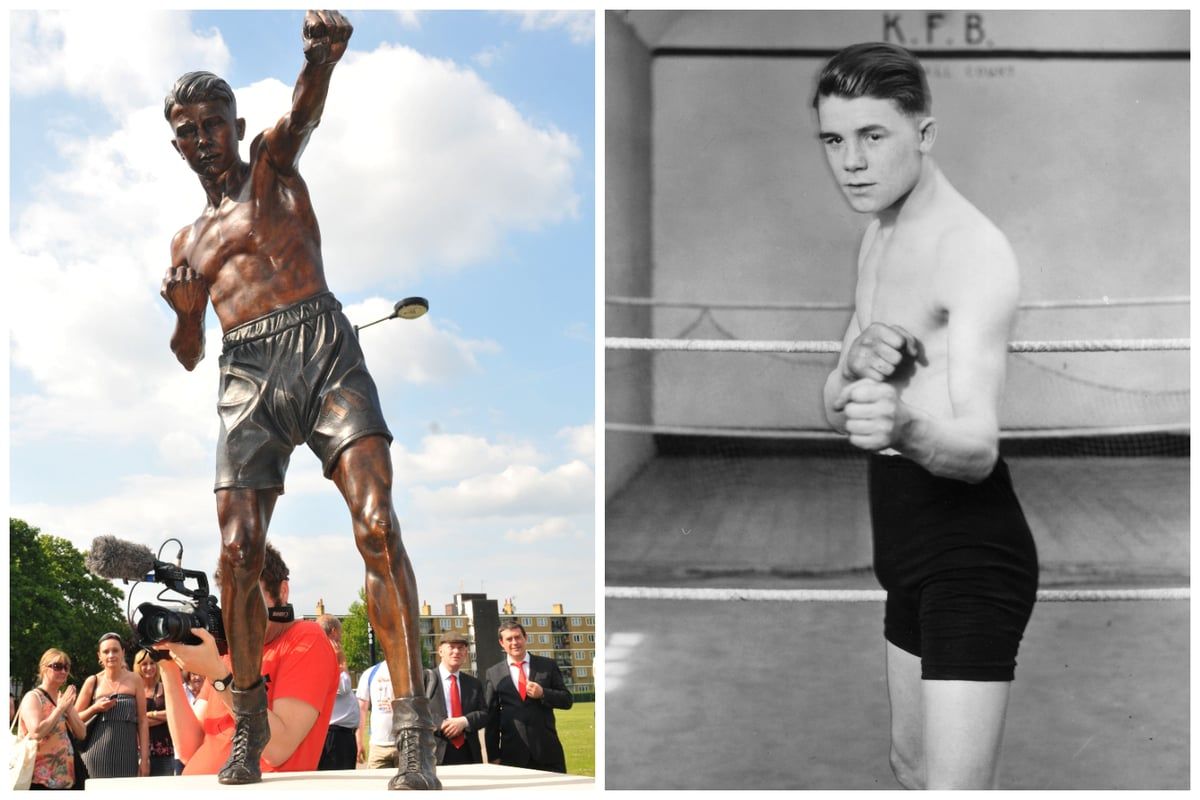 £100,000 statue of Britain’s youngest-ever boxing…