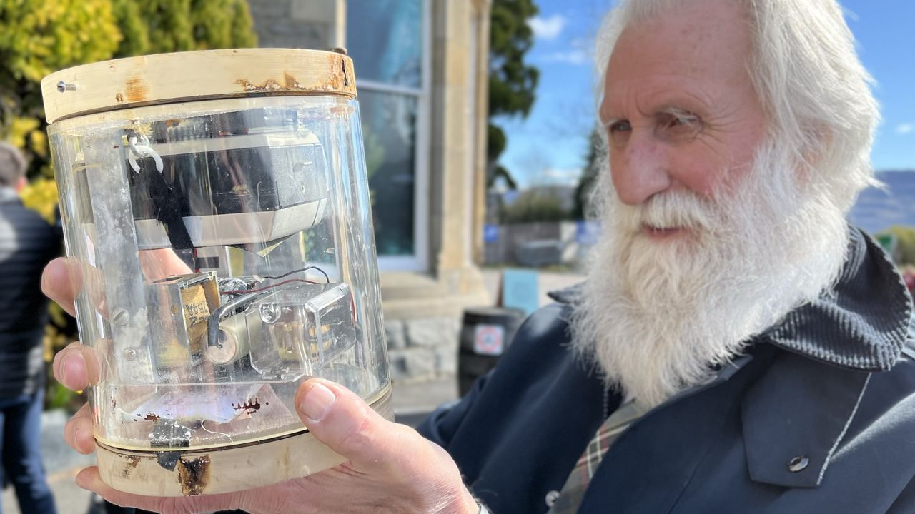 This retro Kodak compact camera was dropped in a lake…