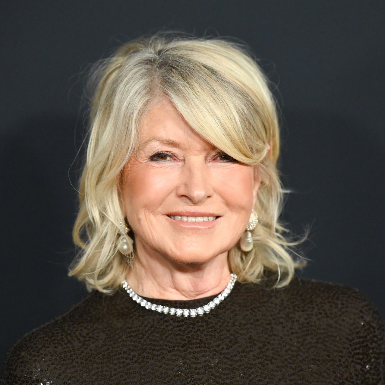 Martha Stewart's Messy French Updo Is Probably Holding…