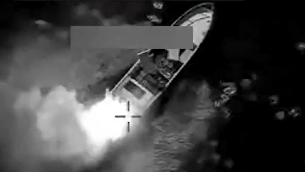 Watch: US military shares video of kinetic strike on…