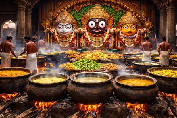 Inside Jagannath Temple: 500 Cooks Feeding 100,000…