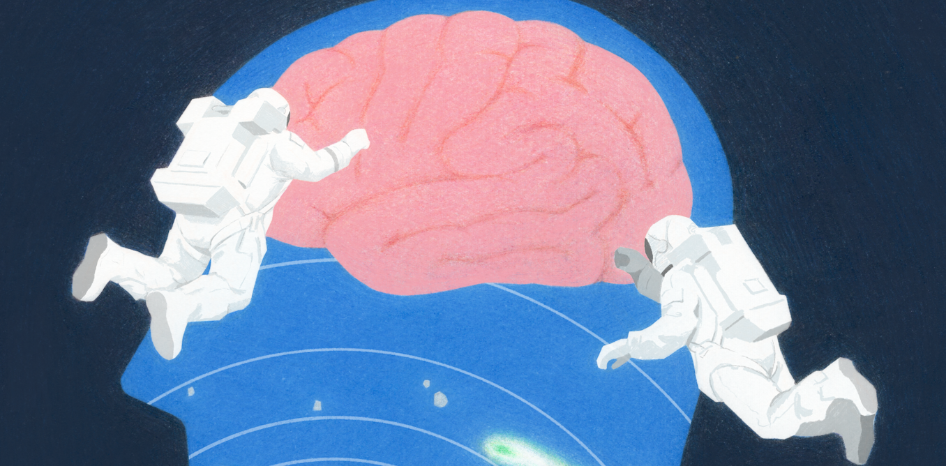 Living in space can change where your brain sits in…