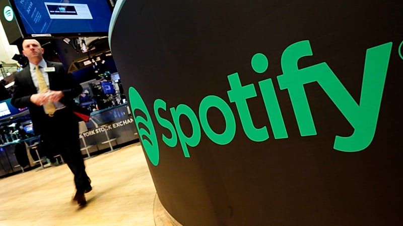 Spotify shares rise after record profits and spike in…