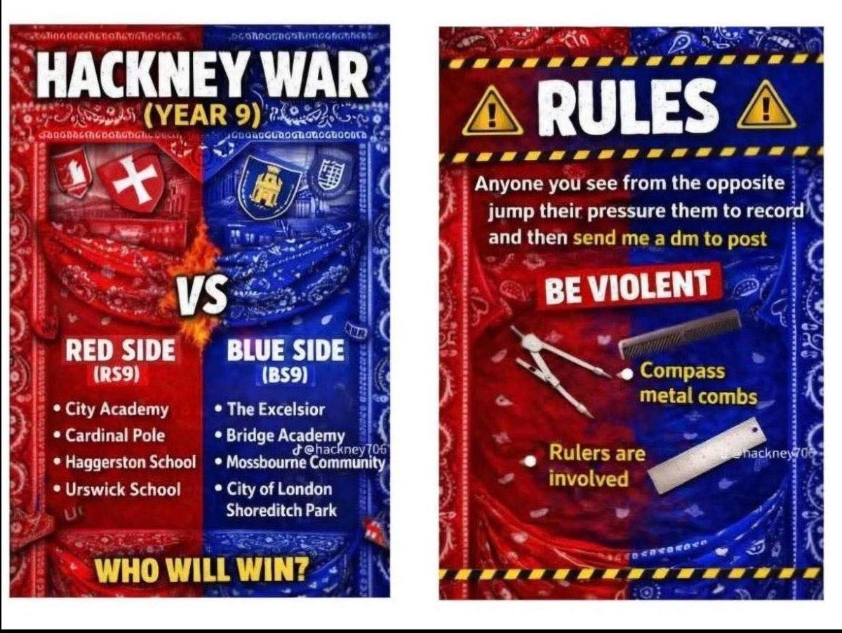 Police patrol Hackney streets after ‘school war’ post…