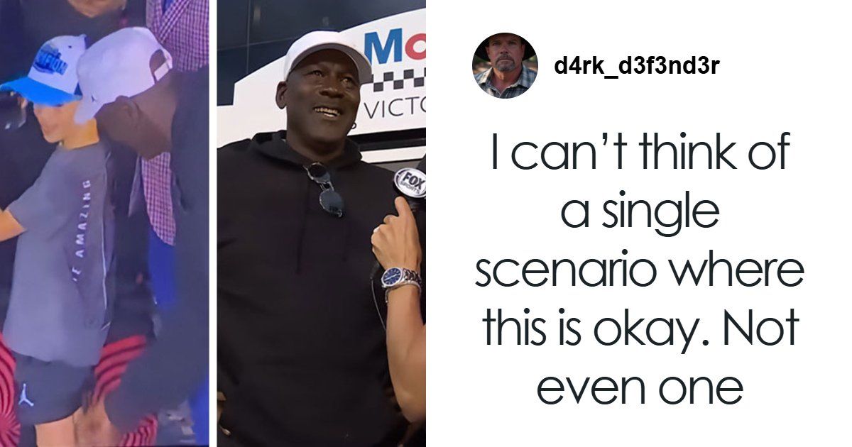 Video Of Michael Jordan Touching Young Fan At Daytona…