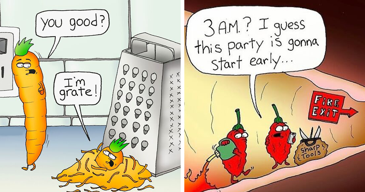 37 One-Panel Comics That Show Fruits Aren’t As…