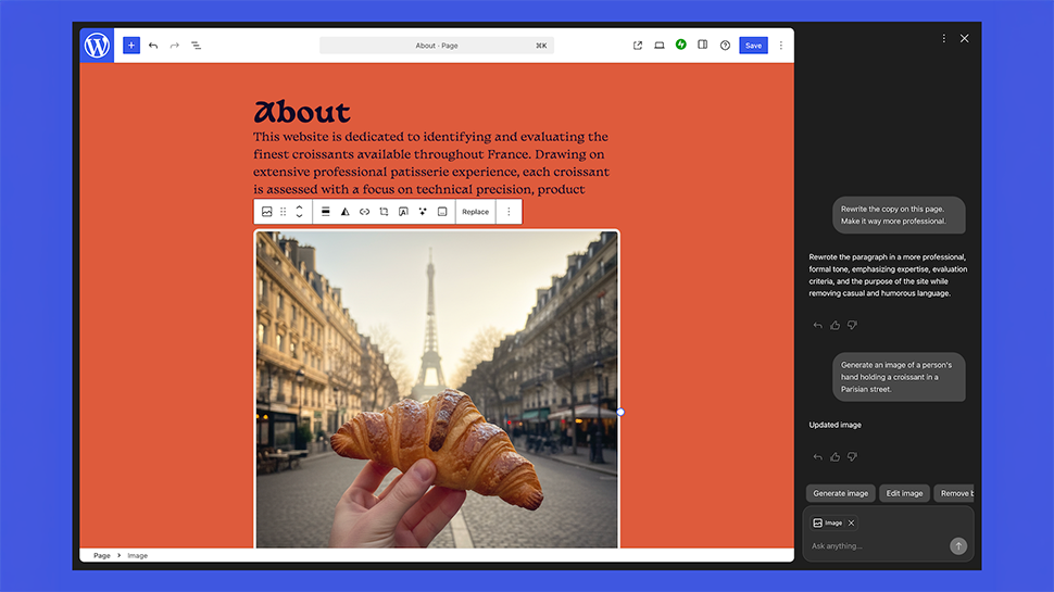 WordPress has a new AI assistant to help you build…